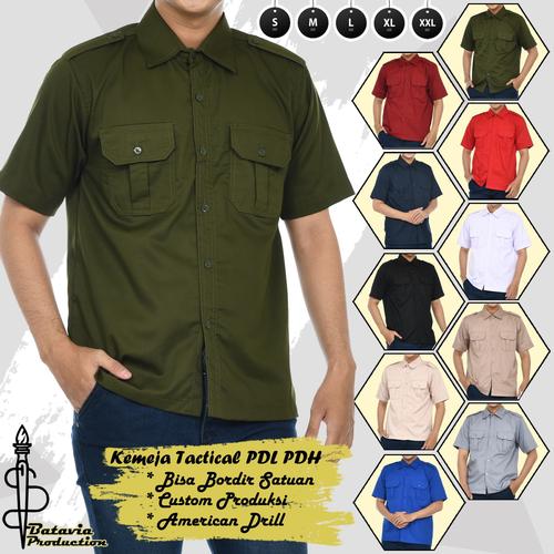 Jual BAJU KEMEJA PDL PDH TACTICAL SERAGAM KERJA KANTOR LAPANGAN GUNUNG ORGANISASI ASN LENGAN ...