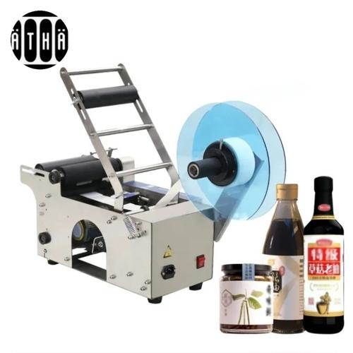 Jual Round Bottle Labeling Machine Mesin Label Semi Otomatis Round Bottle Labelling Semi ...