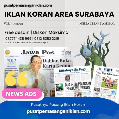 Jual Iklan Koran Surabaya | Iklan Koran Wilayah Surabaya dan Sekitarnya ...