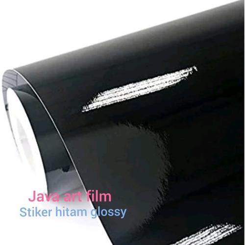 Jual stiker hitam glossy dan doff / sticker hitam solid tidak tembus ...