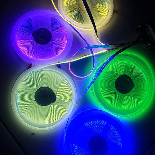 Jual Lampu LED Strip DC 12V COB 320D IP20 5 Meter Evaco - Biru - Kab ...