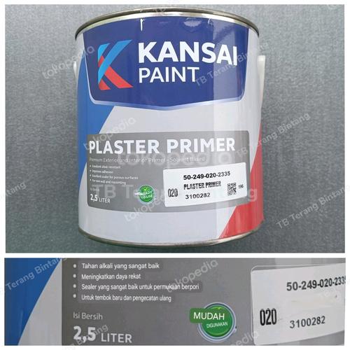 Jual Plaster Primer Kansai Paint 2.5 Kg Cat Dasar Tembok Galon Premium ...
