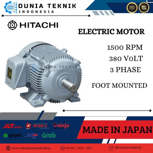 Jual HITACHI TFO-KK 25HP 1500RPM 3PHASE B3 - ELECTRIC MOTOR - Jakarta ...