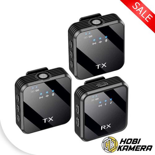 Jual Microphone / Mic Wireless ANYTROX Clip On Mic with 2 Transmitter ...