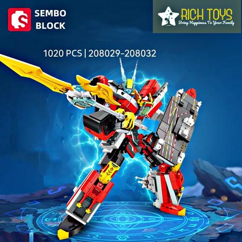 Jual Brick / Block Mecha Transform Robot 4in1 Sembo 1021 Pcs 6+ Tahun ...