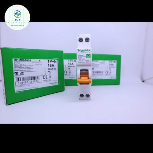 Jual ELCB RCBO DOMAE 1PN 16A 30mA SCHNEIDER ORIGINAL NEW - Jakarta ...