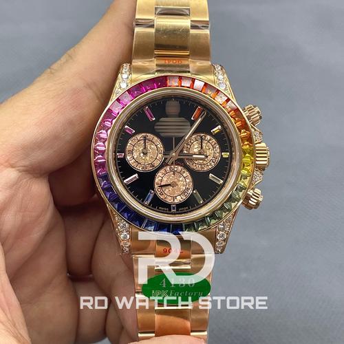 Jual JAM TANGAN PRIA MEWAH MODEL RD01 40mm BLACK DIAMOND DIAL RG IPK ...
