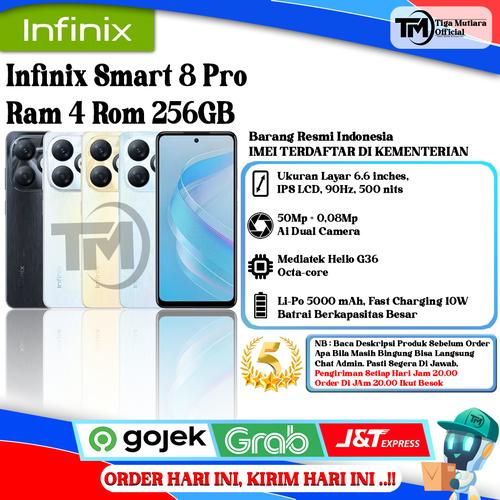 Jual Infinix Smart 8 Pro Ram 4/256GB | 8/128GB - 8/128GB - Kota ...