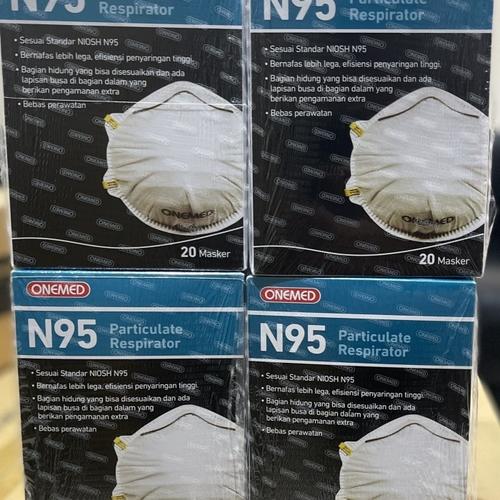 Jual Onemed masker N95 (20 Pcs) Original - Kab. Bogor - BISAMED | Tokopedia