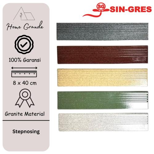 Jual Stepnosing step nosing plint tangga Keramik Granite 8 x 40 - 8x40 ...