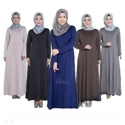 Promo Baju Manset Dalaman Gamis Lengan Panjang allsize - Hitam - Kota ...