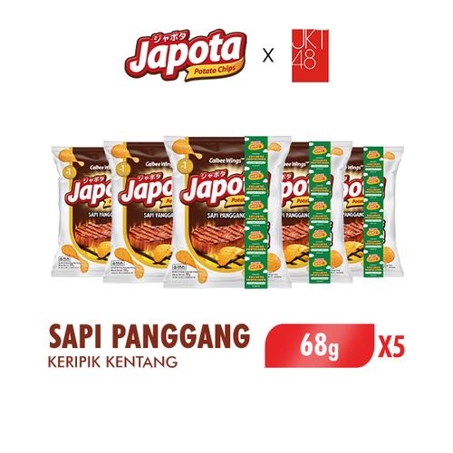 Jual Japota Keripik Kentang Sapi Panggang (Beef BBQ) x 5 Pcs - - Wings ...