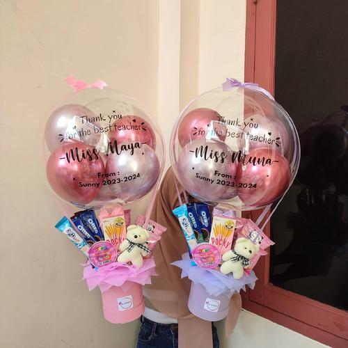 Jual Buket Balon Bouquet Balon Bucket Balon Kado - Custom Warna ...