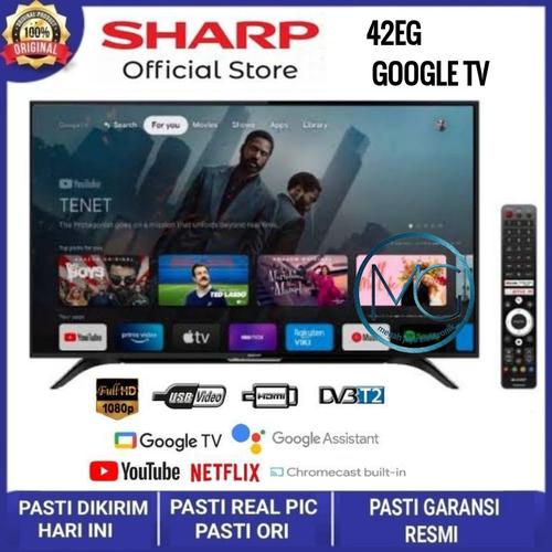 Promo SHARP LED TV 42 INCH ANDROID SMART (DVB-T2) 2T-C42EG1I - TAMBAH ...