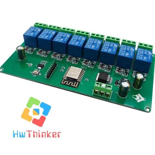 Jual MODUL RELAY 8 CHANNEL CH 8CH WIFI ESP-12F ESP8266 10A IOT - Kota ...