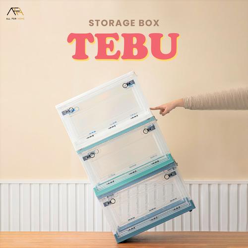 Promo AFH TEBU Storage Box Folding Container / Tempat Buku Mainan Baju ...