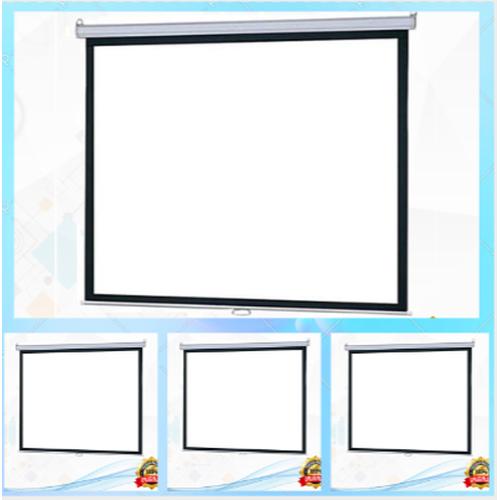 Jual layar proyektor gantung dinding layar lcd layar presentasi putih ...