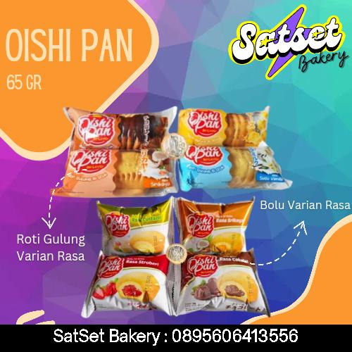 Jual (1 DUS / 60 Pcs) ROTI GULUNG OISHI PAN / ROTI GULUNG OISHI PAN ...