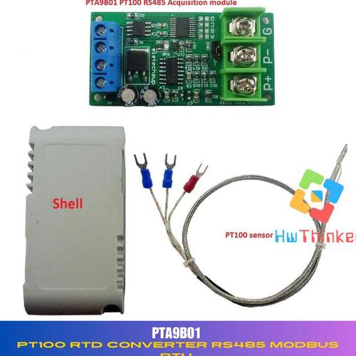 Jual PTA9B01 DC 12V PT100 RTD CONVERTER RS485 MODBUS RTU TEMPERATURE ...