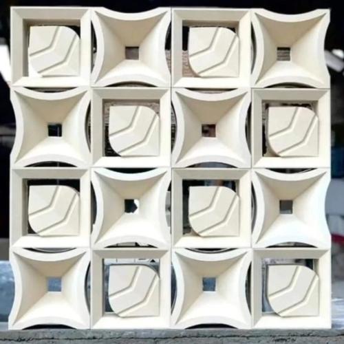 Jual Roster beton putih kombinasi 2 model/Roster minimalis modern ...