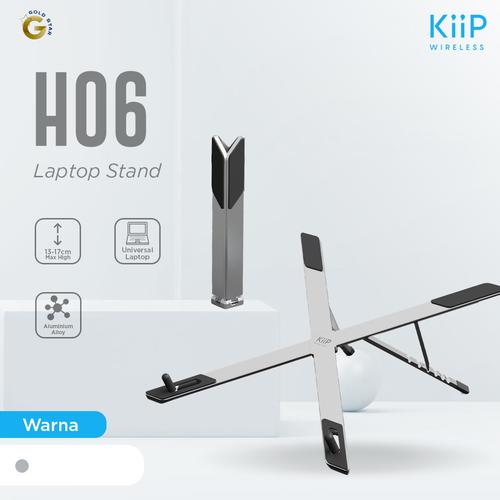 Promo KiiP H06 Laptop Stand Tablet Holder Foldable Aluminium Multifungsi Dudukan Macbook ...