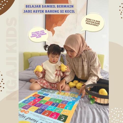 Jual TA Poster Dinding Hijaiyah (FREE BATERAI, GANTUNGAN) / Poster Mengaji Bersuara / Poster ...