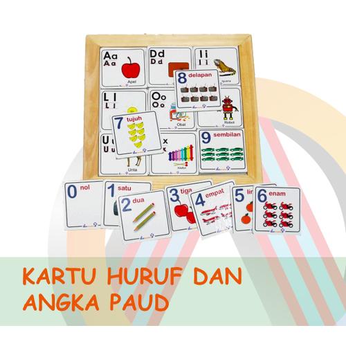 Jual ALAT PERAGA EDUKATIF - KARTU HURUF DAN ANGKA PAUD - DAK APE- ASAKA ...