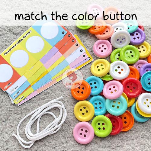 Jual Zoetoys Match The Color Button | Paket Aktivitas Bermain Mengenal ...
