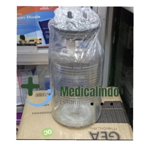 Jual Botol Tabung Kaca untuk Suction 2500ml Pakai Tutup - Jakarta Barat ...