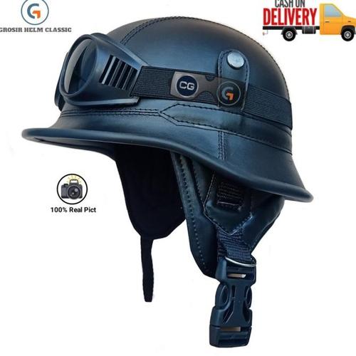 Jual Kulit Helm Milenial Retro Hitam Helm Helm Nazi Nazi Nazi Crazy ...