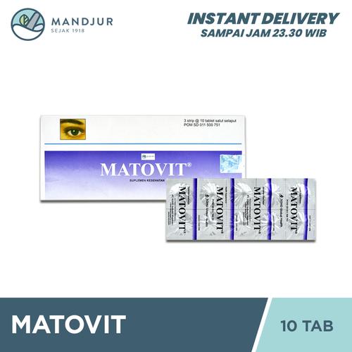 Jual Matovit 10 Tablet - Suplemen Kesehatan Mata - Jakarta Pusat ...