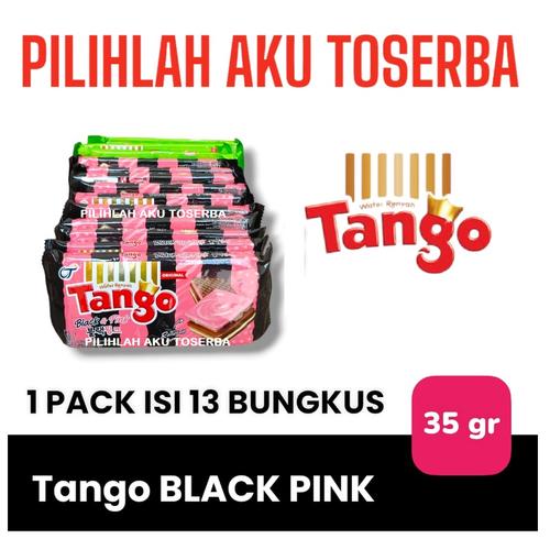 Jual Tango Wafer BLACK PINK 35 gr - (HARGA 1 PACK ISI 10 SACHET ...