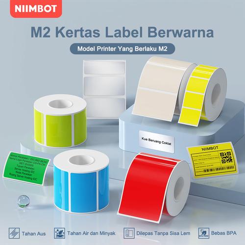 Jual NIIMBOT M2 Kertas Label Warna Murni, Label Nama Ukuran Harga ...