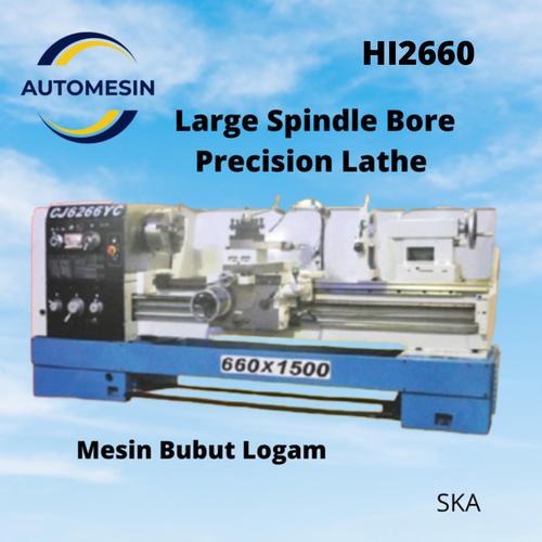 Jual Mesin Bubut Logam Large Spindle Bore Precision Lathe -HI2660 ...