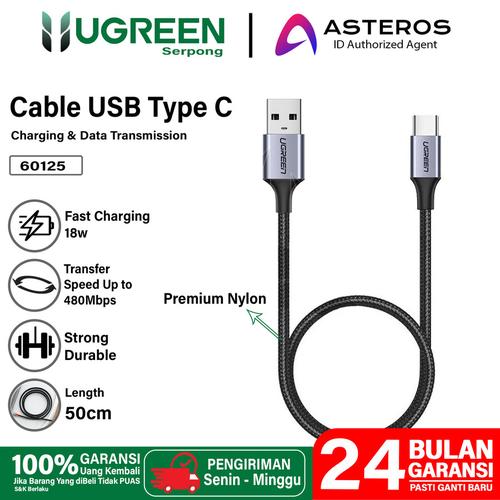 Jual UGREEN Kabel Data PowerBank Kabel Pendek Type USB-C 50cm ...
