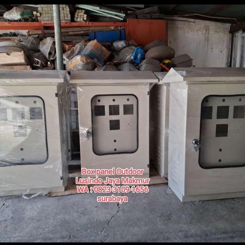 Jual BOX PANEL OUTDOOR 90X60X30 ATAP MODEL GENTENG RUMAH PLAT 1,8MM ...