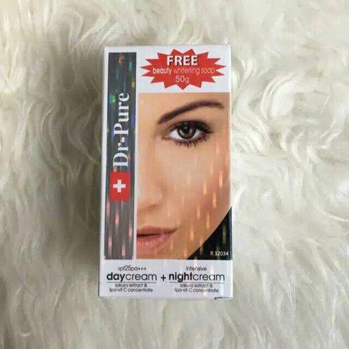 Jual Dr Pure Cream Dr Pure Set Original 3 In 1 Day Plus Night Sabun Dr ...