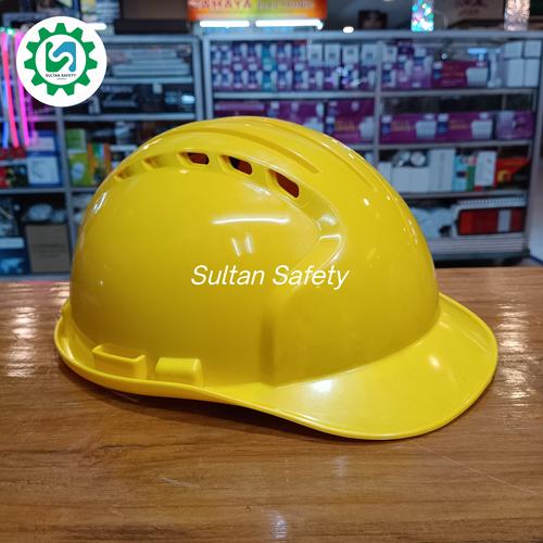 Jual Helm Safety Krisbow Kuning / Safety Helmet Krisbow Front Brim ECM ...