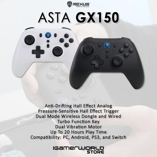Promo Rexus ASTA GX150 Hall Effect Wireless Gamepad / Joystick / Stick ...