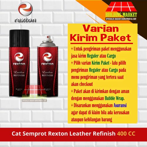 Jual CAT SPRAY REXTON SEMPROT KULIT REXTON REFINISH LEATHER 400 CC ...
