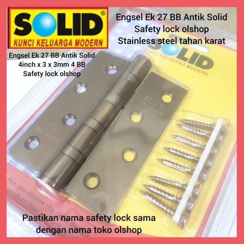 Jual engsel pintu Ek 27 BB 4inch solid brown - Jakarta Barat - safetylock olshop | Tokopedia