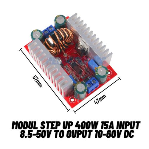 Jual Modul Step Up DC DC 400W 15A Step Up Boost Converter 8.5 sd 50V to ...