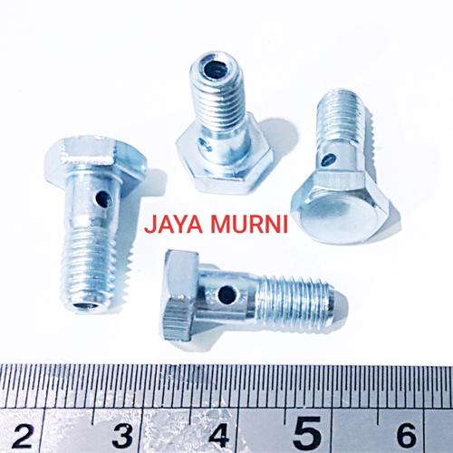 Jual BAUT SOLAR 6 MM KUNCI 10 DRAT 1.0 NEPEL BENYO M6 BANJO BOLT NIPPLE ...