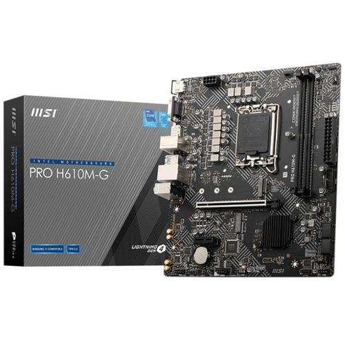 Promo MSI PRO H610M-G DDR5 INTEL H610 LGA1700 MOTHERBOARD Cicil 0% 3x ...