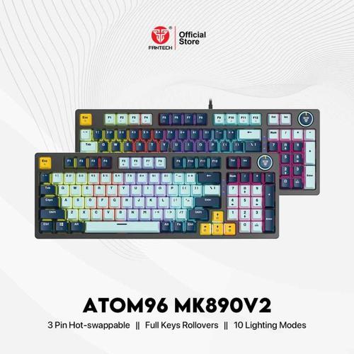 Jual Fantech Keyboard Gaming ATOM 96 MK890v2 MK890 v2 Mizu Edition ...