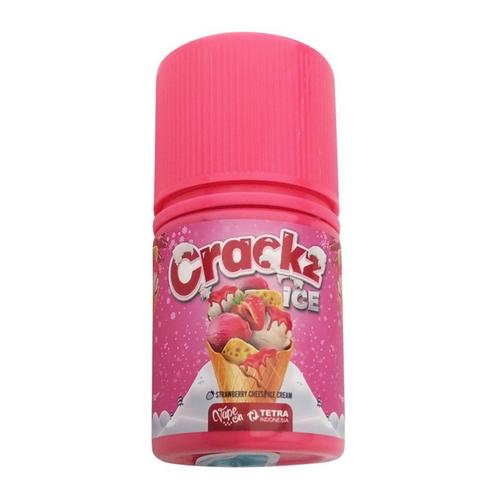 Jual CRACKZ ICE V1 60ML STRAWBERRY CHEESE ICE CREAM 3MGRM 6MGRM - 3MGRM ...