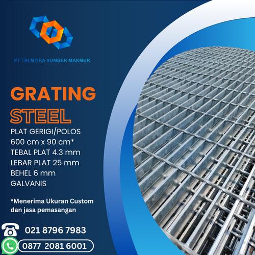Jual STEEL GRATING GALVANIZ STEEL GRATING GALVANIS GRATING STEEL ...