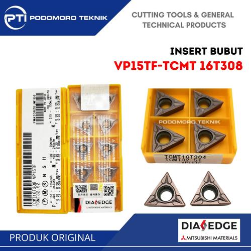 Jual MITSUBISHI - Insert Bubut TCMT 16T308 VP15TF Insert TCMT 16T308 ...