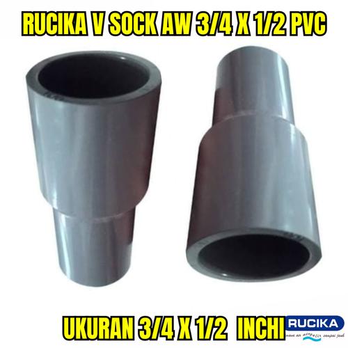 Jual Penyambung Pipa Vlok Sok Reducer PVC Paralon AW Ukuran 3/4 x 1/2 ...