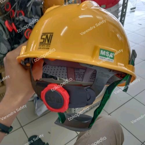 Jual Helm Safety Proyek MSA / Safety Helmet MSA Lokal Fastrack Warna ...